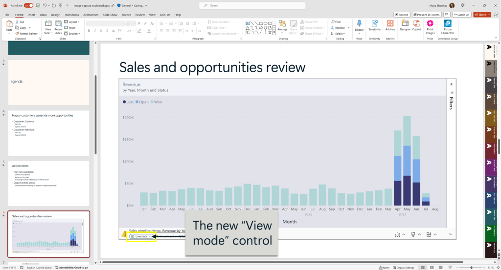 تصویر در افزونه Power BI برای PowerPoint بهبود یافت - nivco